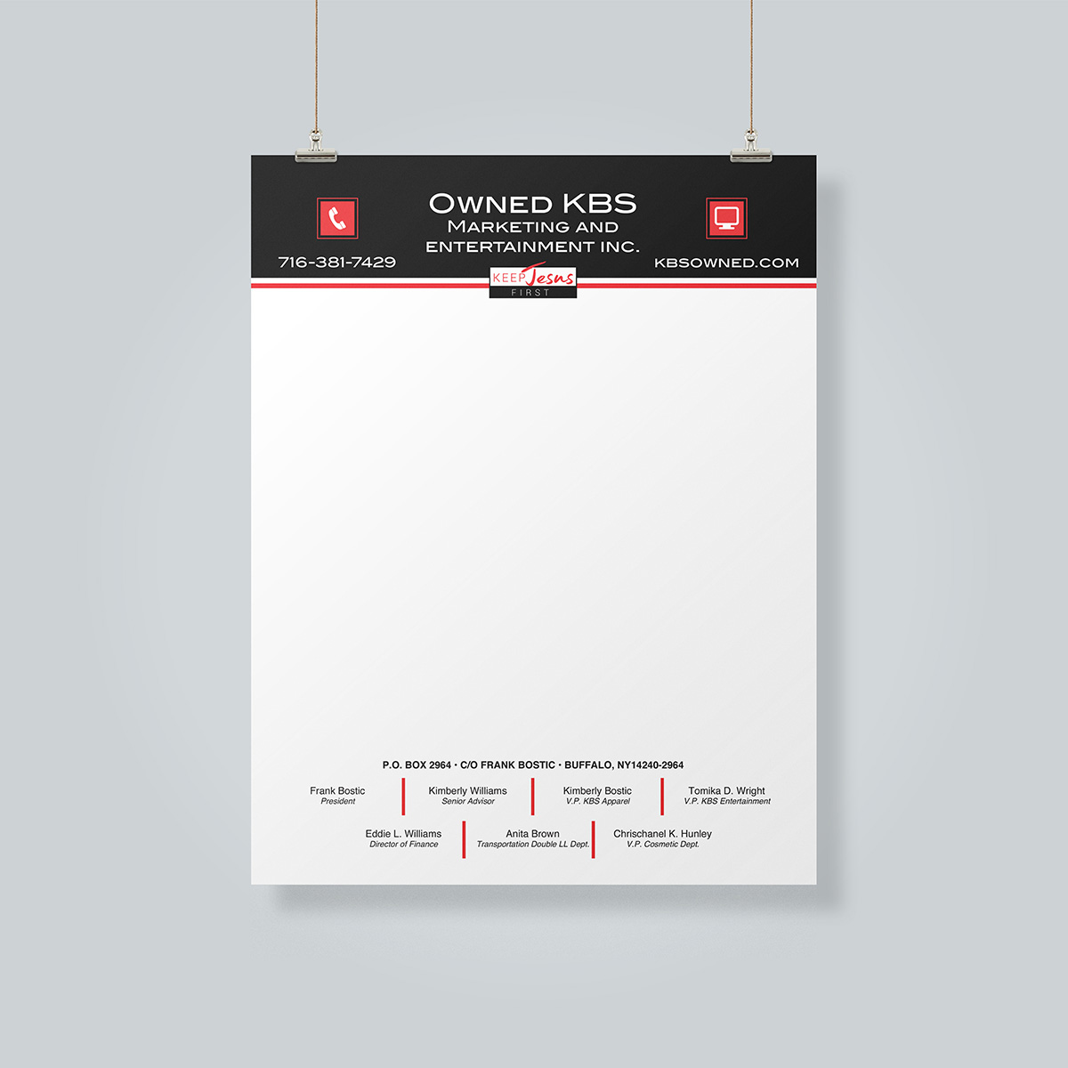 Custom Letterhead | New York Marketing